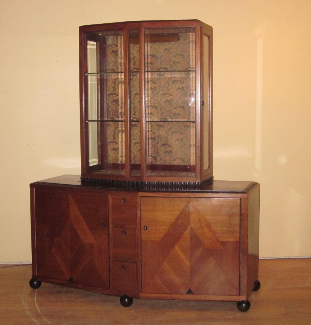 Clement Rousseau Attributed Modern Display Cabinet | Modernism